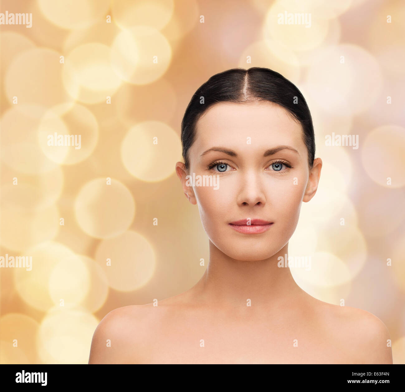 face and shoulders of beautiful woman Stock Photo - Alamy