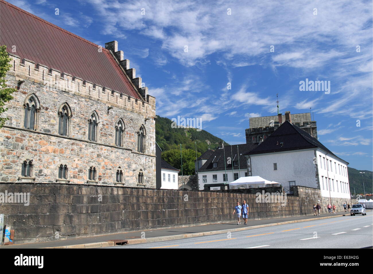 Håkonshallen and Commandant's Residence, Bergenhus Festning, Bergen ...