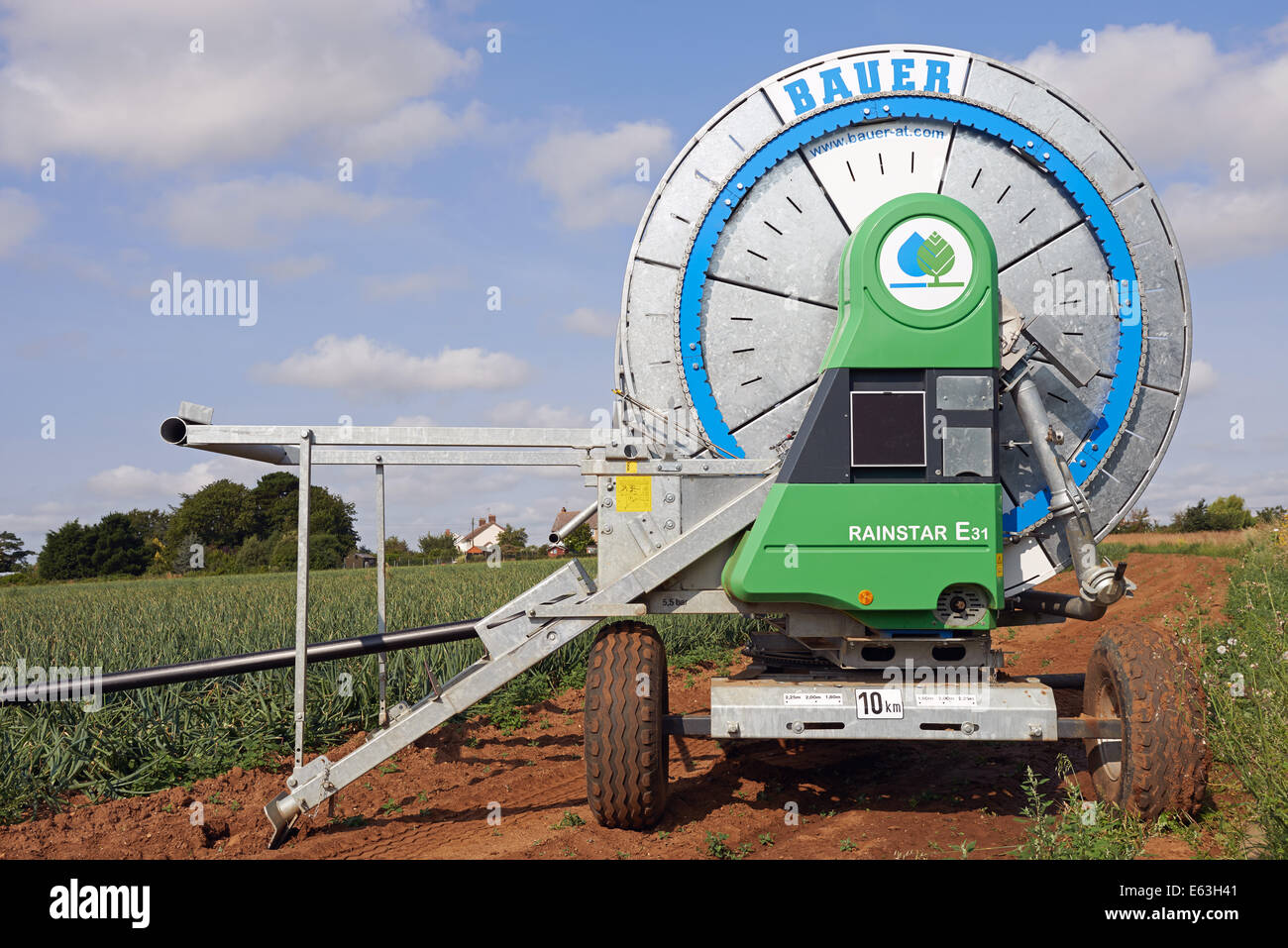 Bauer Rainstar E31 irrigation system Stock Photo - Alamy