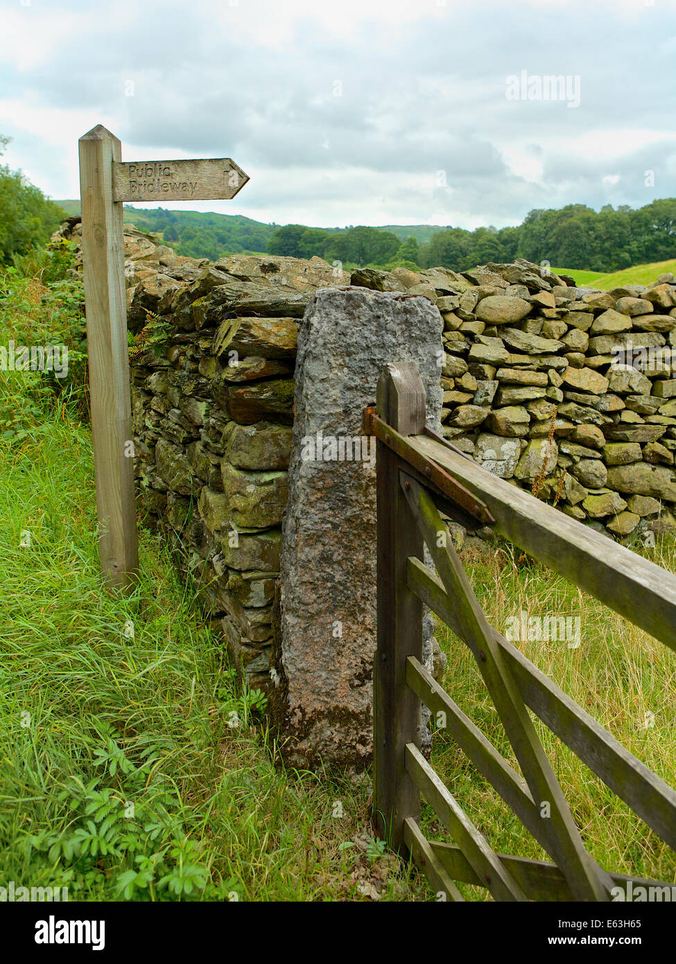 Rural Countryside in the Lake District, England, United Kingdom Stock ...