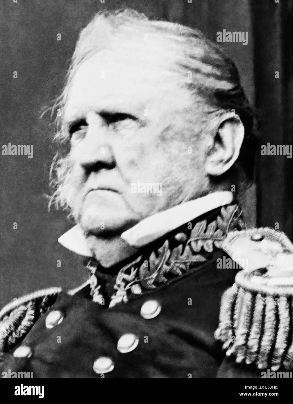 Vintage photo of Winfield Scott Stock Photo - Alamy