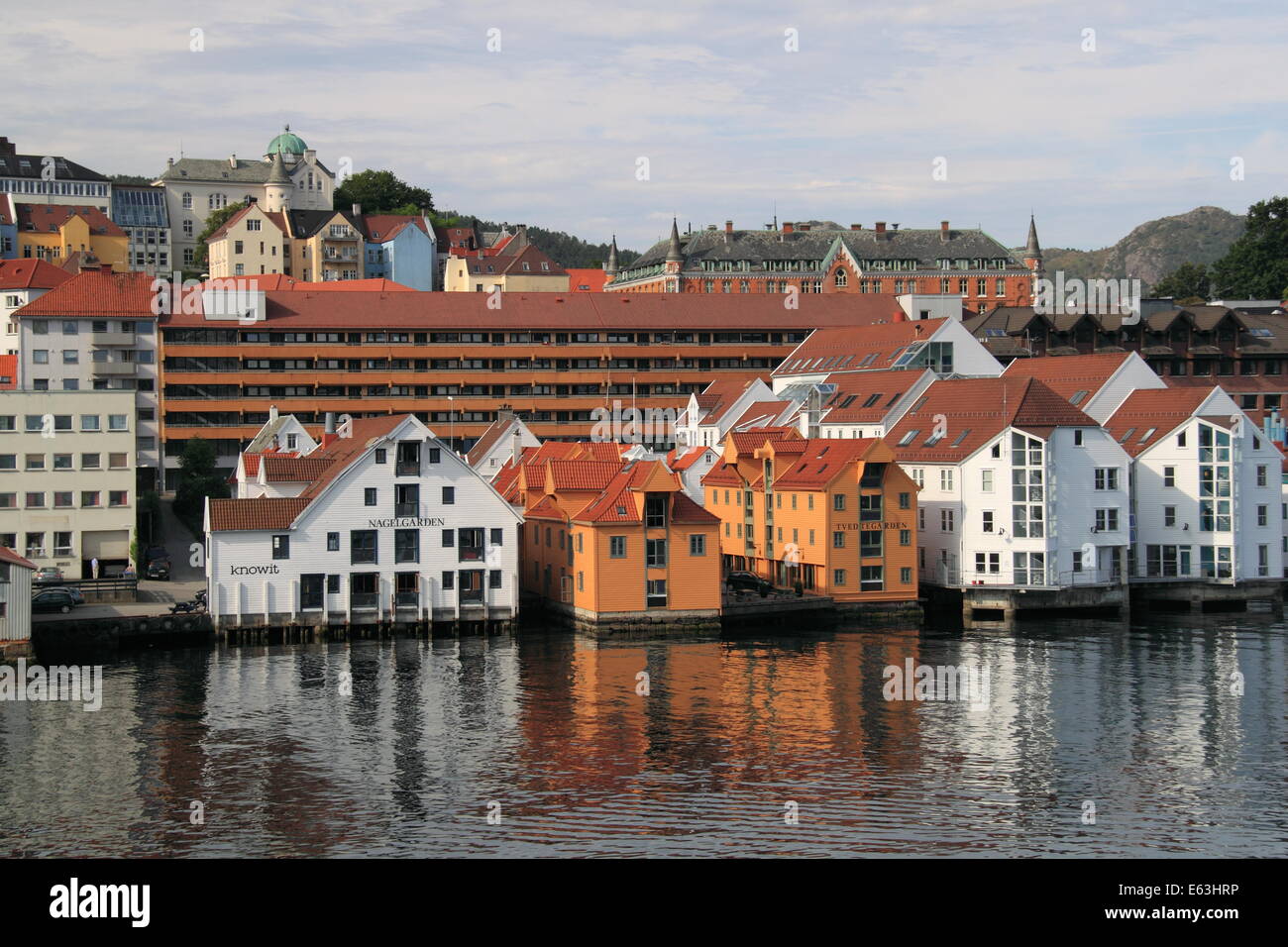 Vågen waterfront buildings, Nordnes, Bergen, Bergenshalvøyen ...
