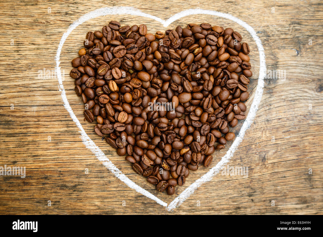 Coffee heart hi-res stock photography and images - Alamy