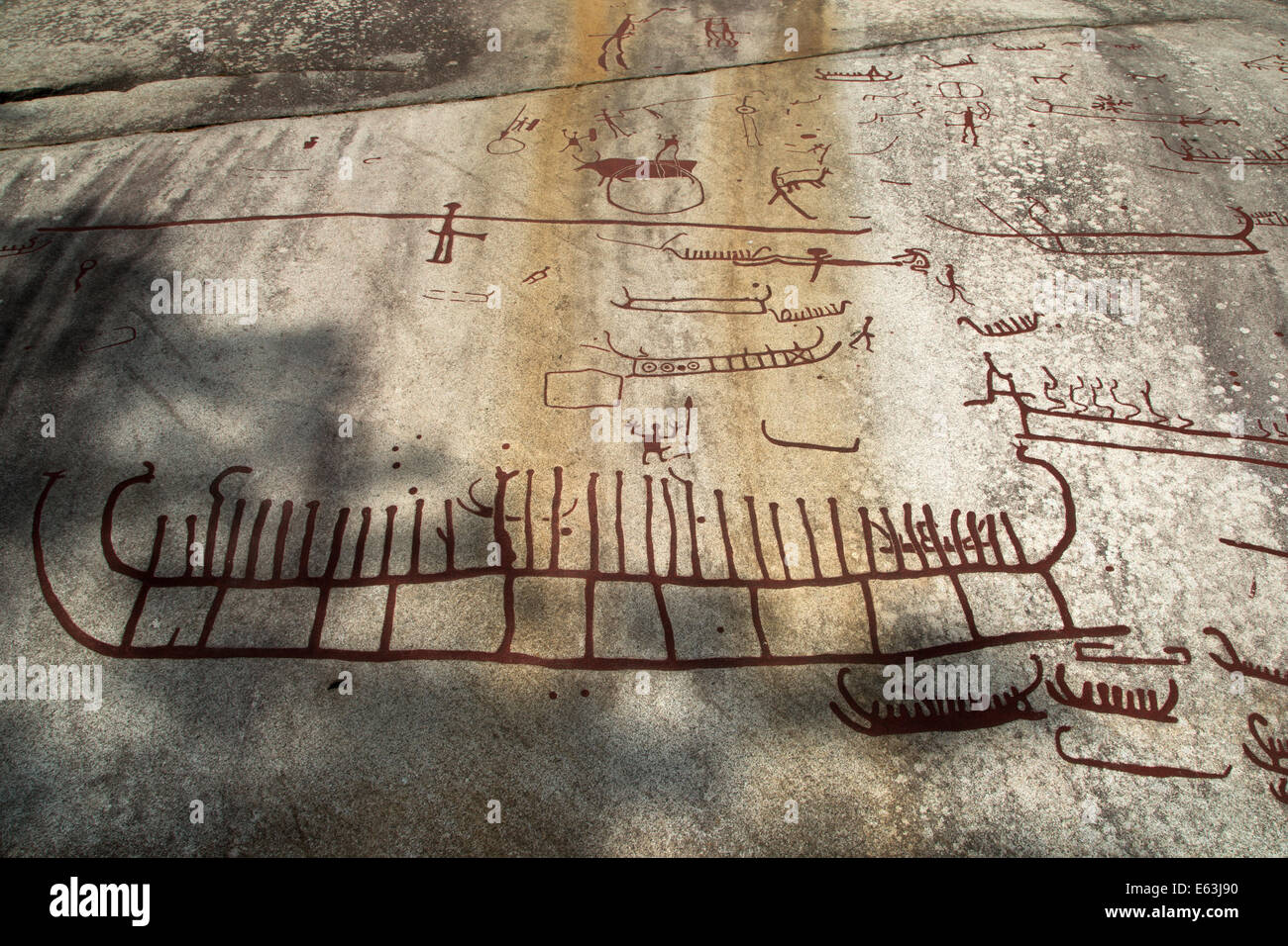 Rock carving petroglyph tanum hi-res stock photography and images - Alamy