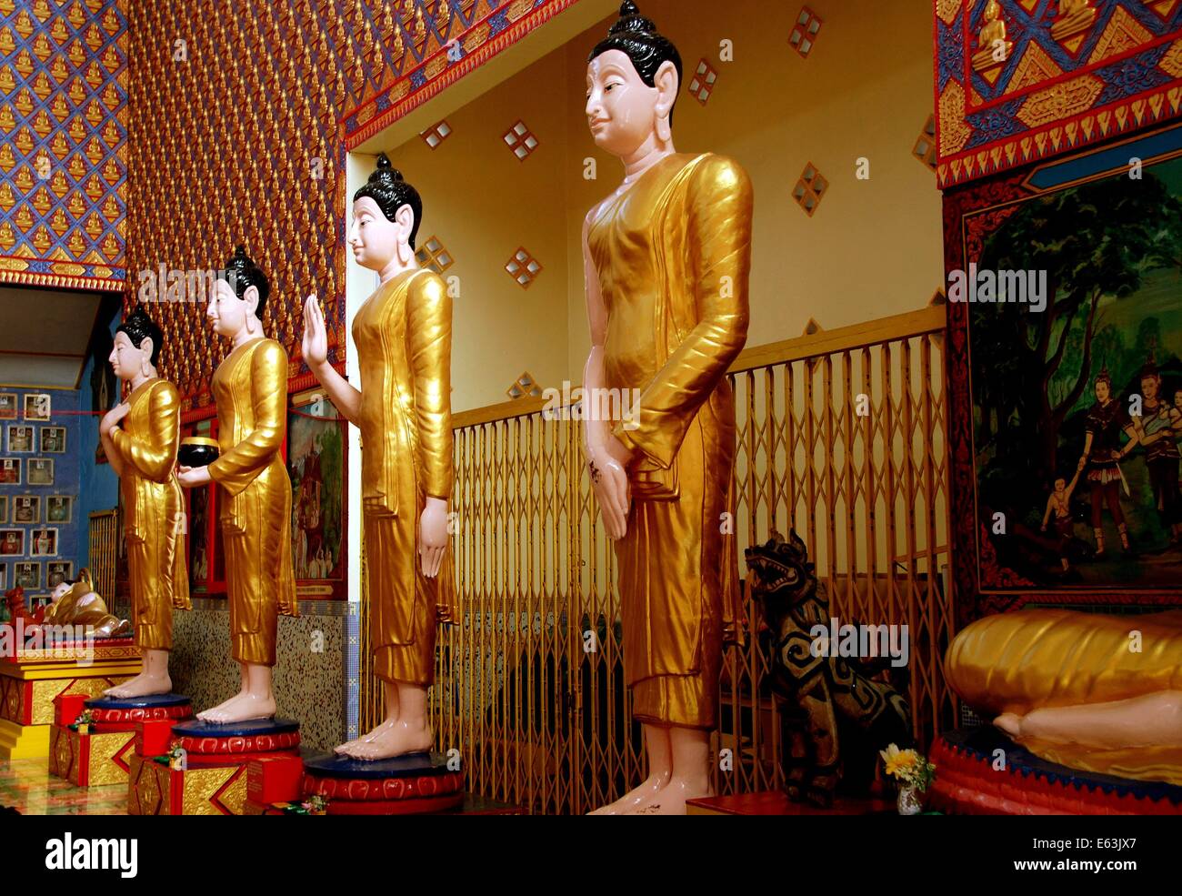 GEORGETOWN, MALAYSIA: Buddha statues wearing their gilded robes in the ...