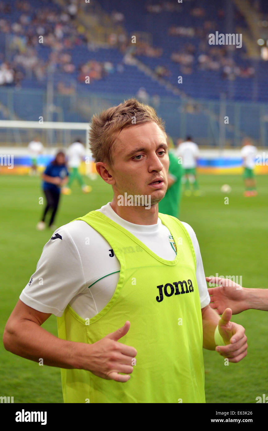 Player during the match between FC Dnipro and FC Karpaty at Stadium ...