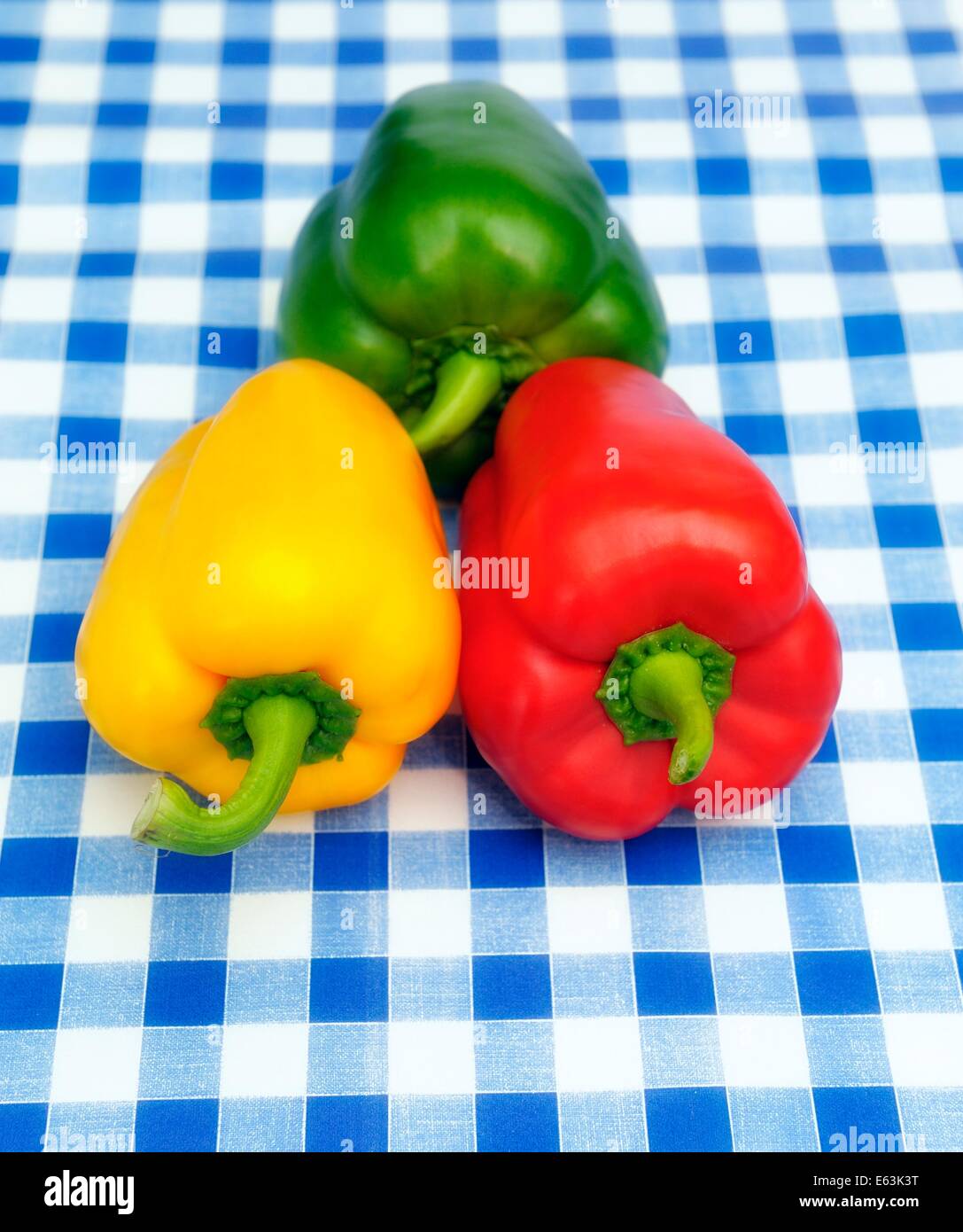 Three peppers red yellow green hi-res stock photography and images - Alamy