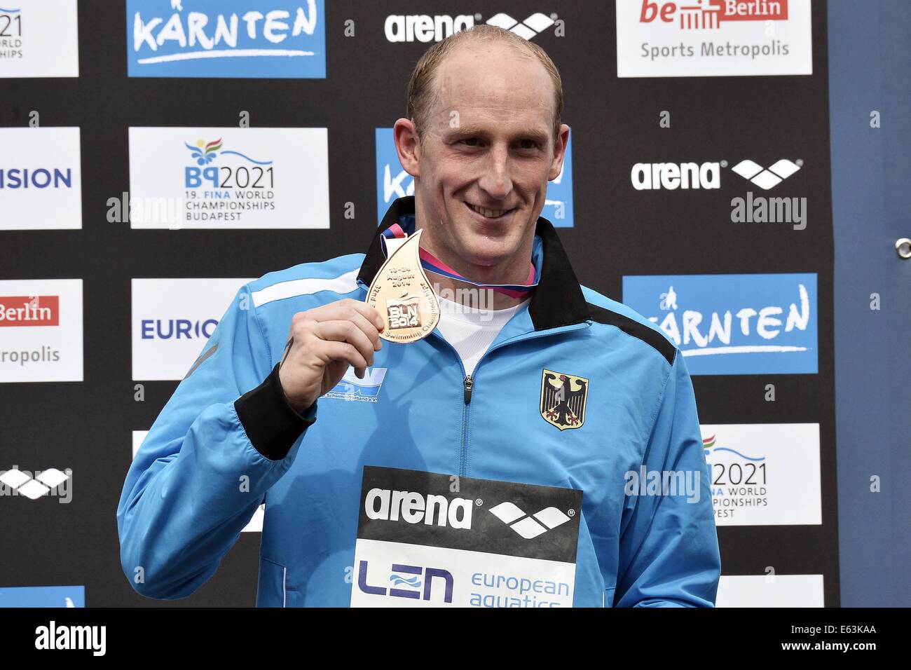 Berlin, Germany. 13th Aug, 2014. Thomas Lurz Germany Bronze Medal Open ...