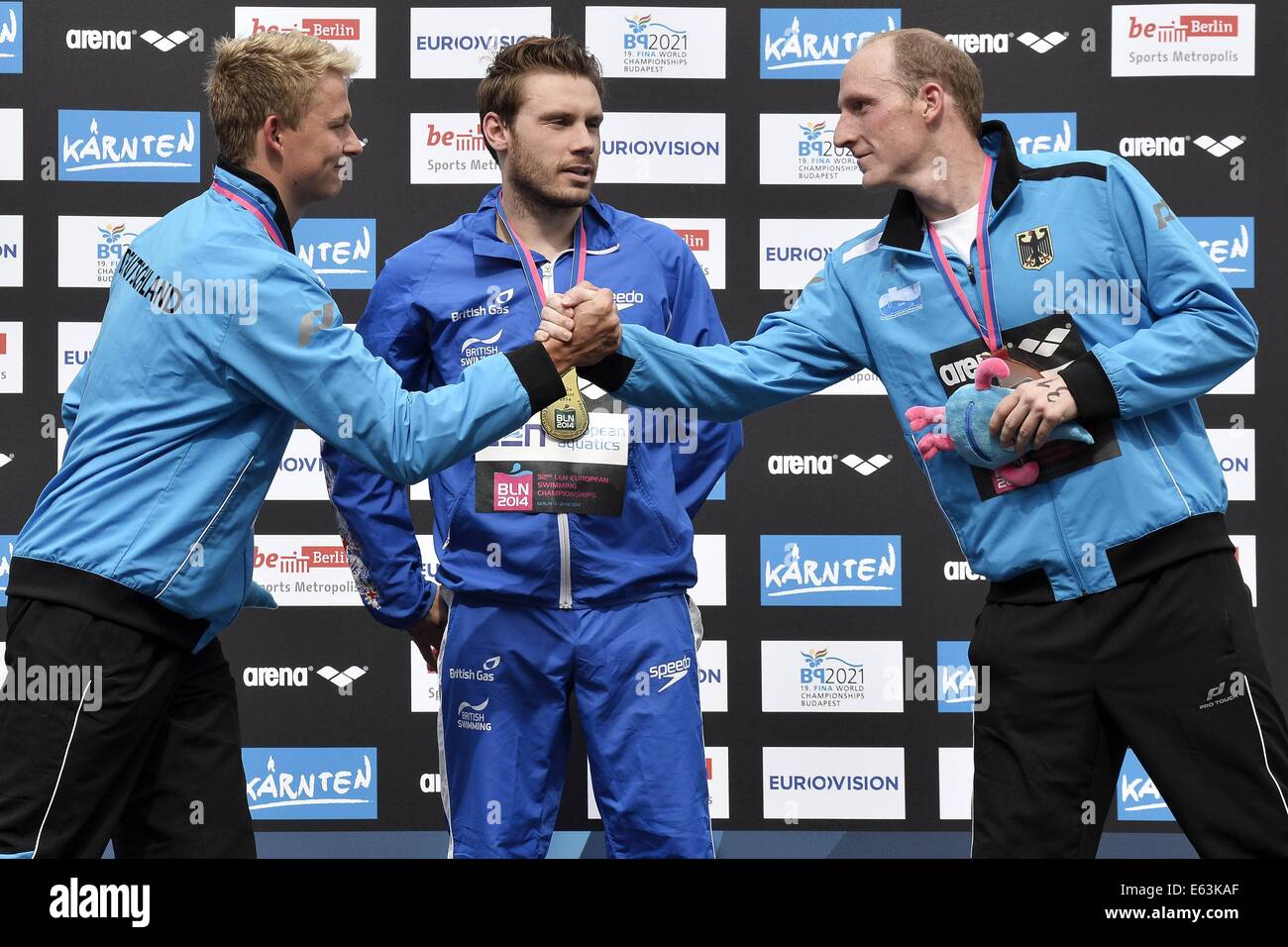 Berlin, Germany. 13th Aug, 2014. Rob Muffels Germany Silver Medal ...