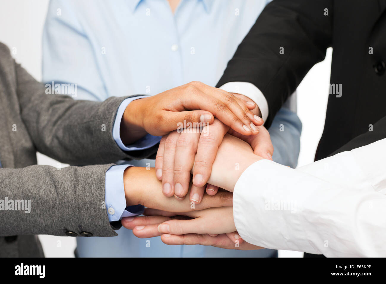 group of businesspeople celebrating victory Stock Photo - Alamy