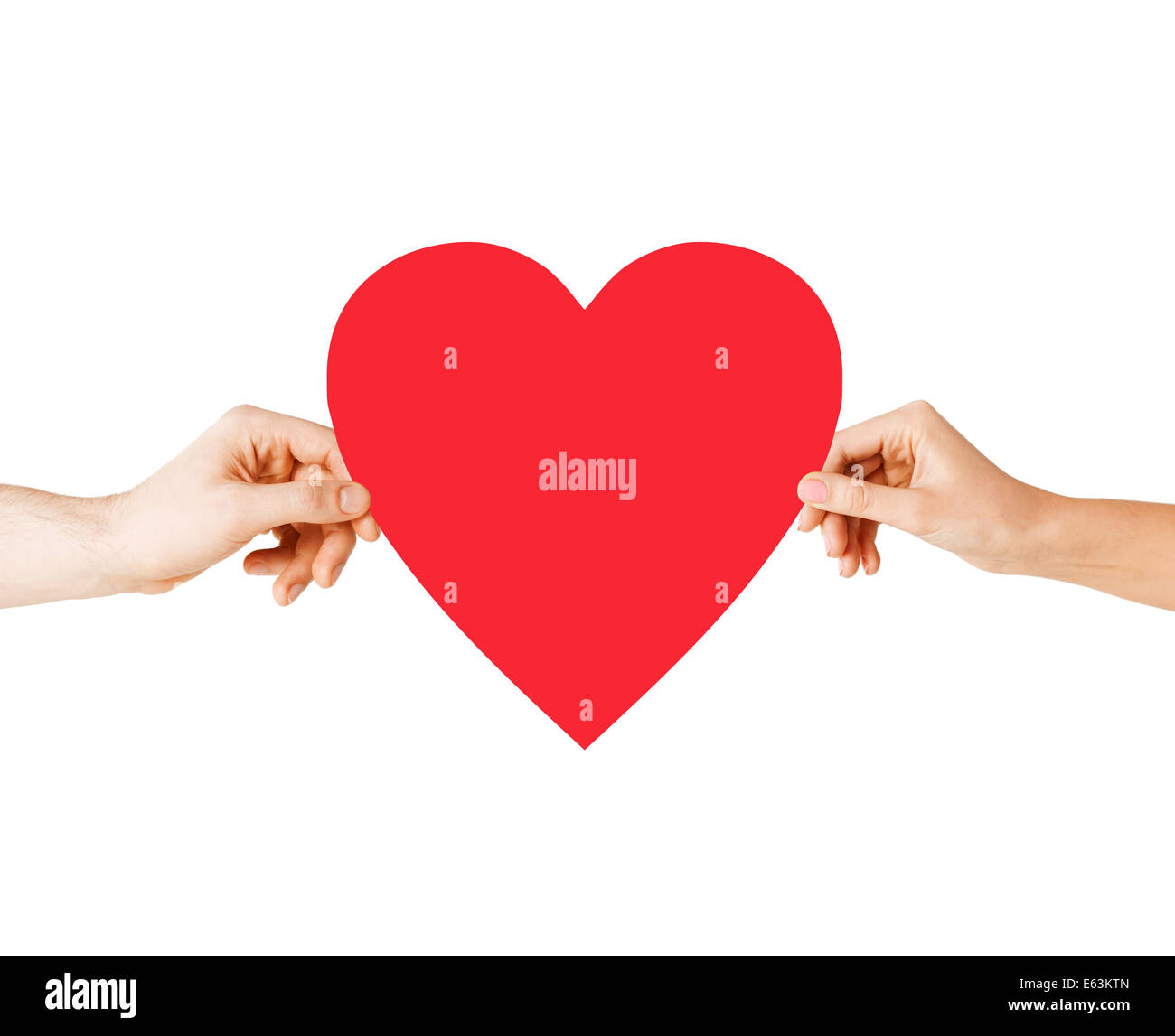 Lovers holding hands Cut Out Stock Images & Pictures - Alamy