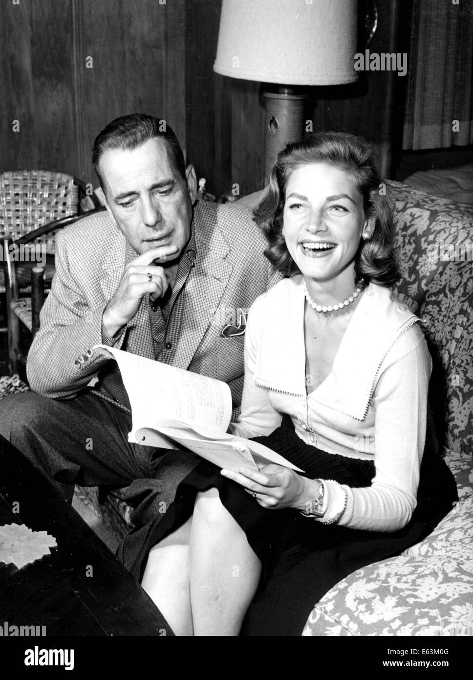 Lauren bacall humphrey bogart academy hi-res stock photography and ...