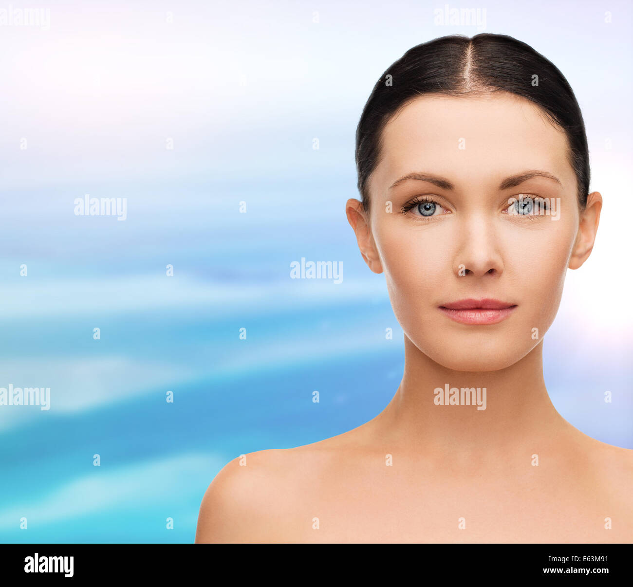 young calm woman Stock Photo - Alamy