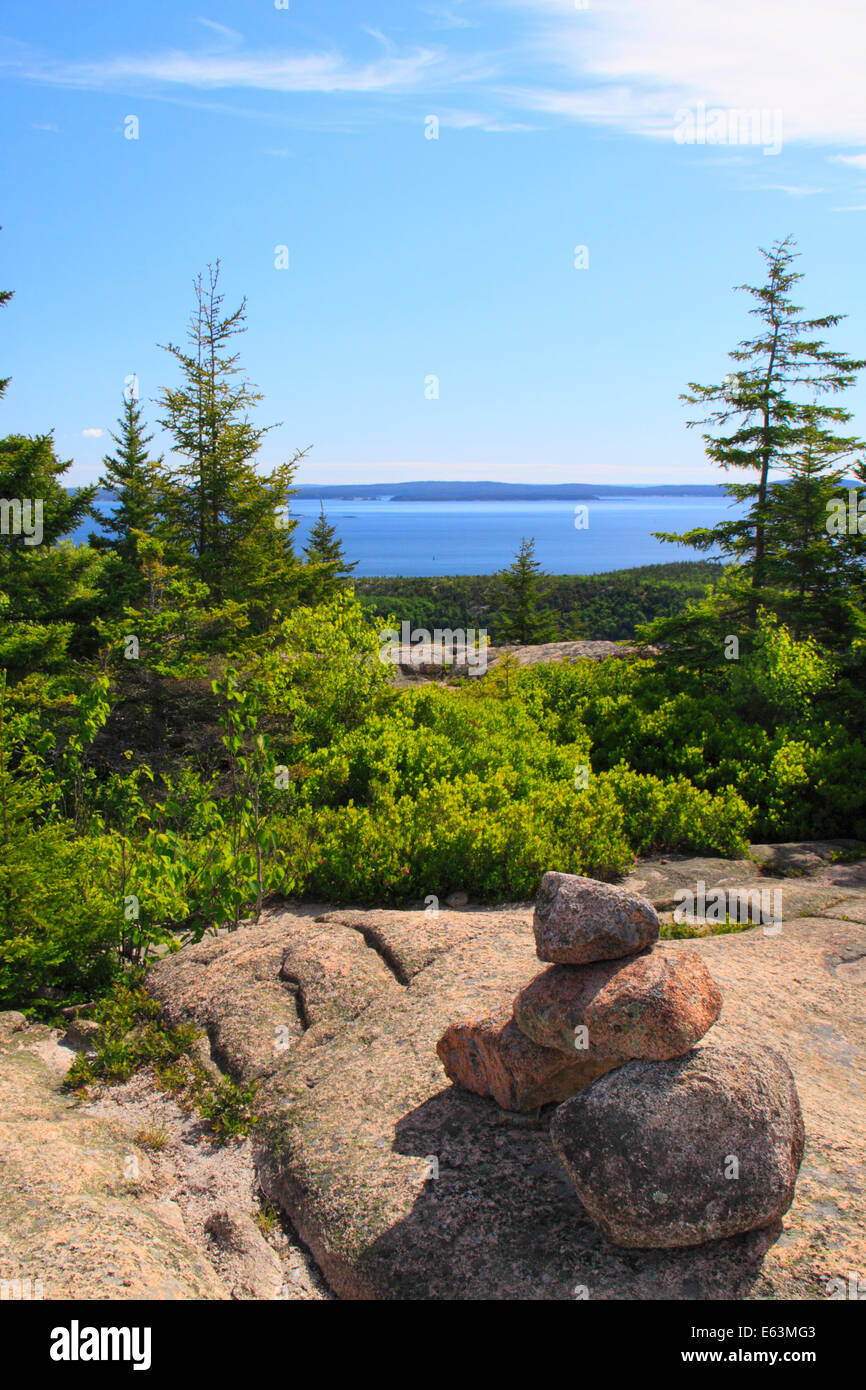 Kern, Gorham Mountain Trail, Acadia National Park, Maine, USA Stock ...