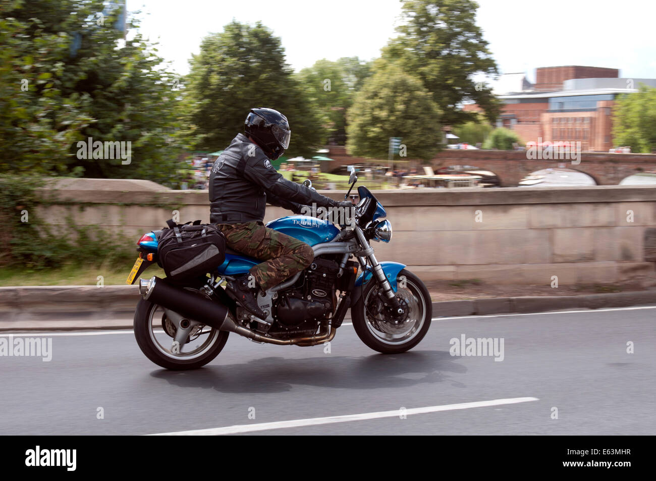 Triumph motorcycle uk hi-res stock photography and images - Alamy