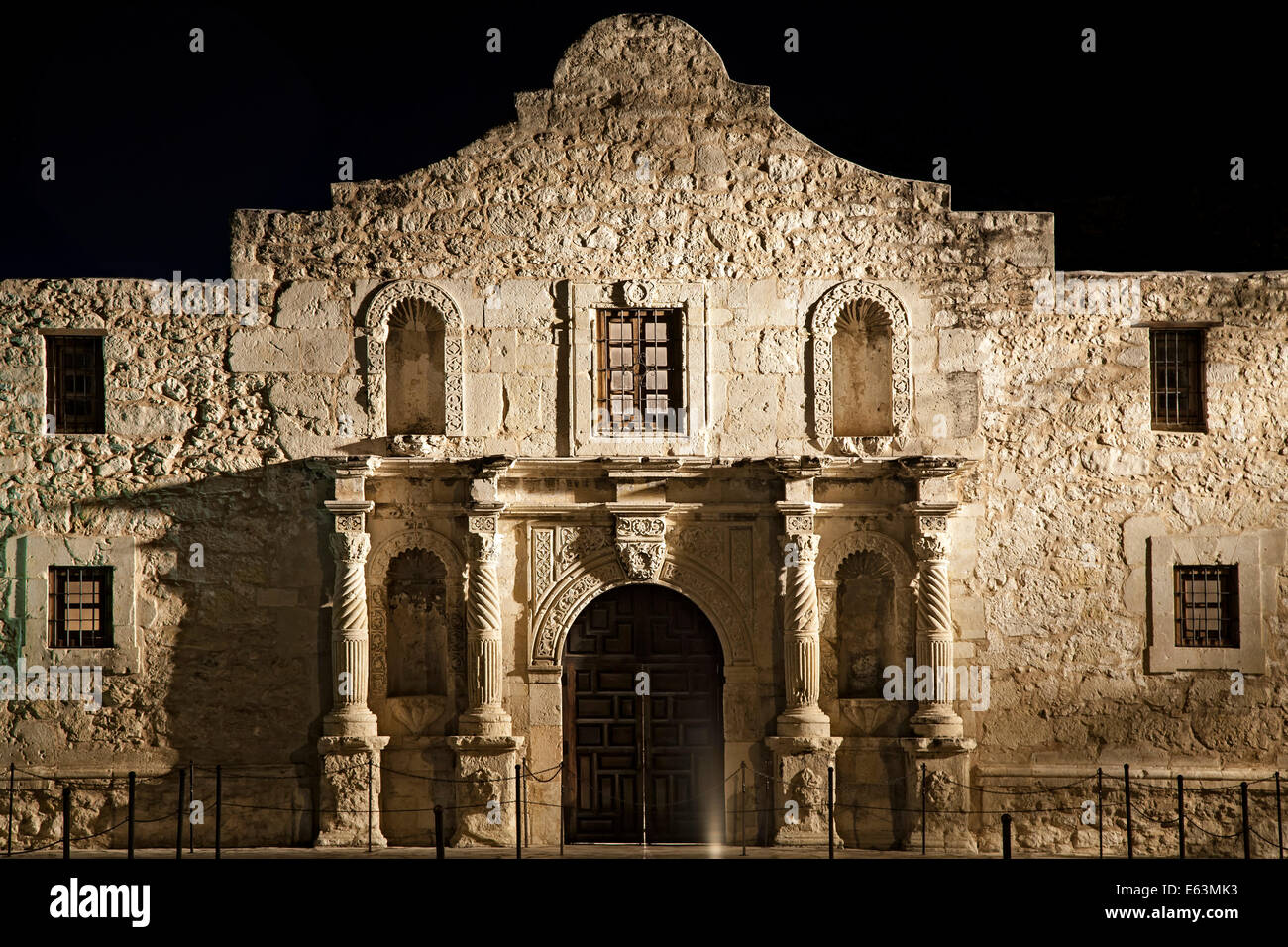 The Alamo (Mission San Antonio de Valero), San Antonio, Texas USA Stock ...