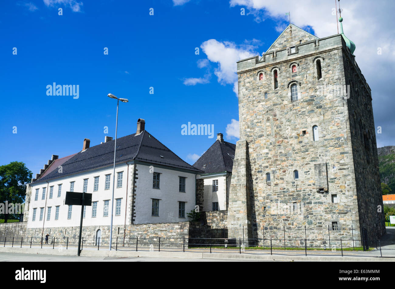Bergenhus Castle, Rosenkrantz Tower,Bergen, Norway Stock Photo - Alamy
