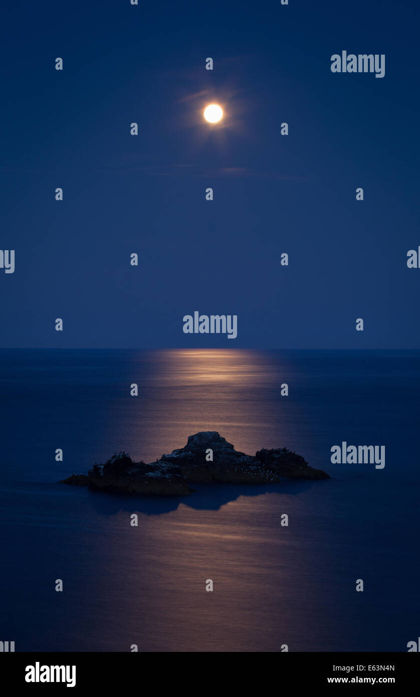 Start Point Moon Stock Photo - Alamy