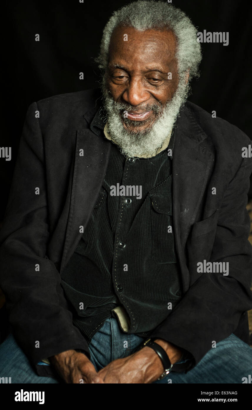 Portrait of the late Comedian and Civil Rights Activist Dick Gregory ...