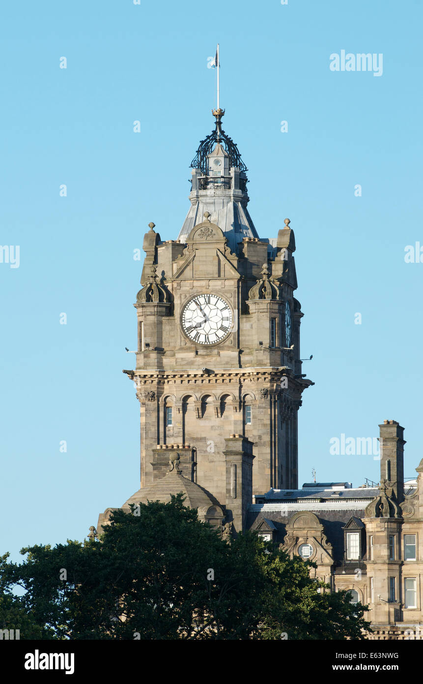 Clock Tower, Balmoral Hotel, Edinburgh, Scotland, UK Stock Photo - Alamy