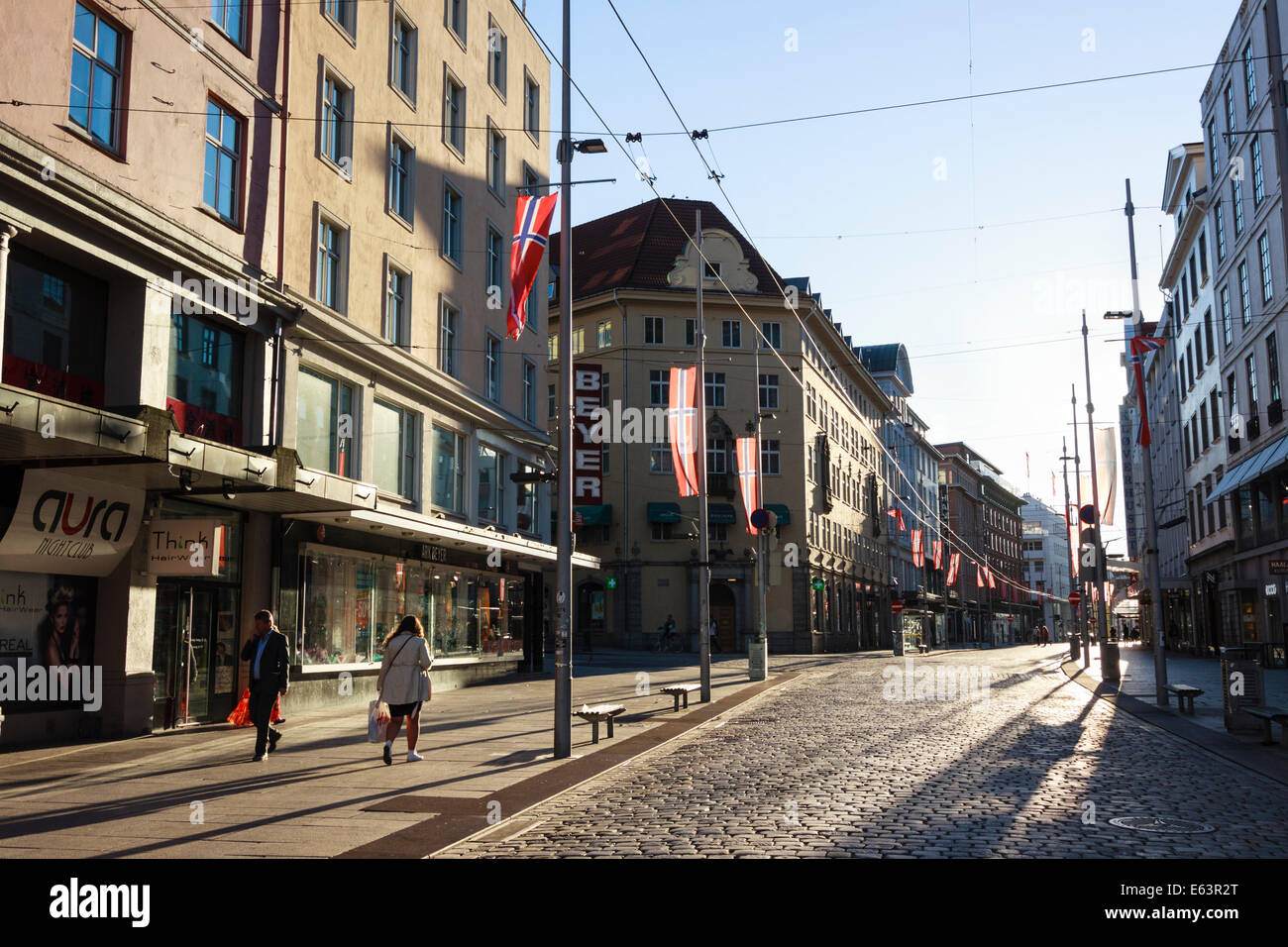 Bergen street scene hi-res stock photography and images - Alamy