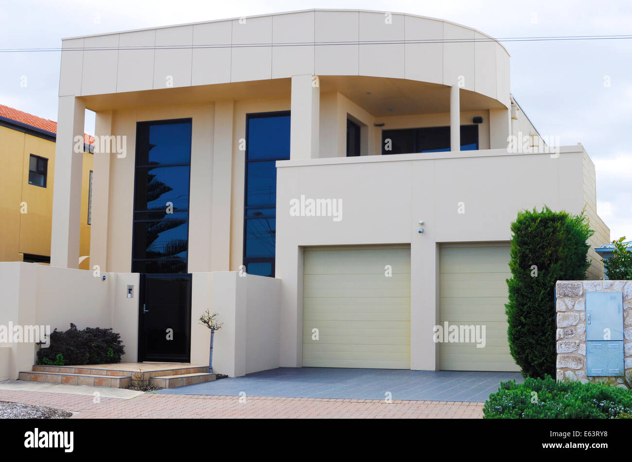 Example of modern luxury two story architecture of Australian home ...