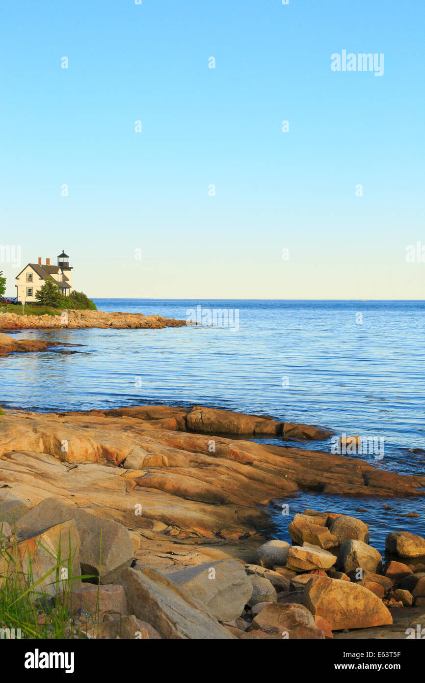 Prospect Harbor Point Lighthouse, Prospect Harbor, Maine, USA Stock ...