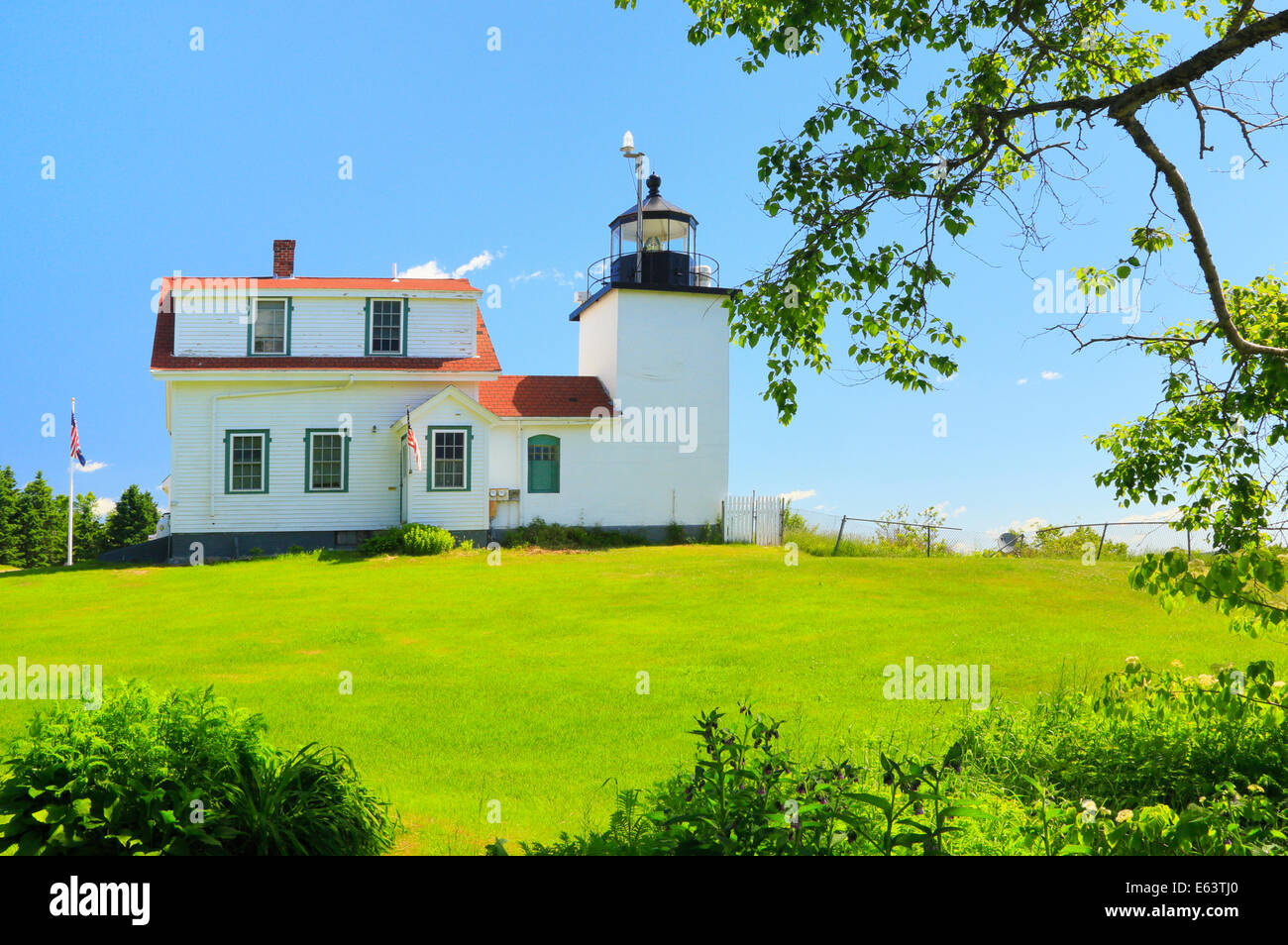 Fort Point Light, Stockton Springs, Maine, USA Stock Photo - Alamy