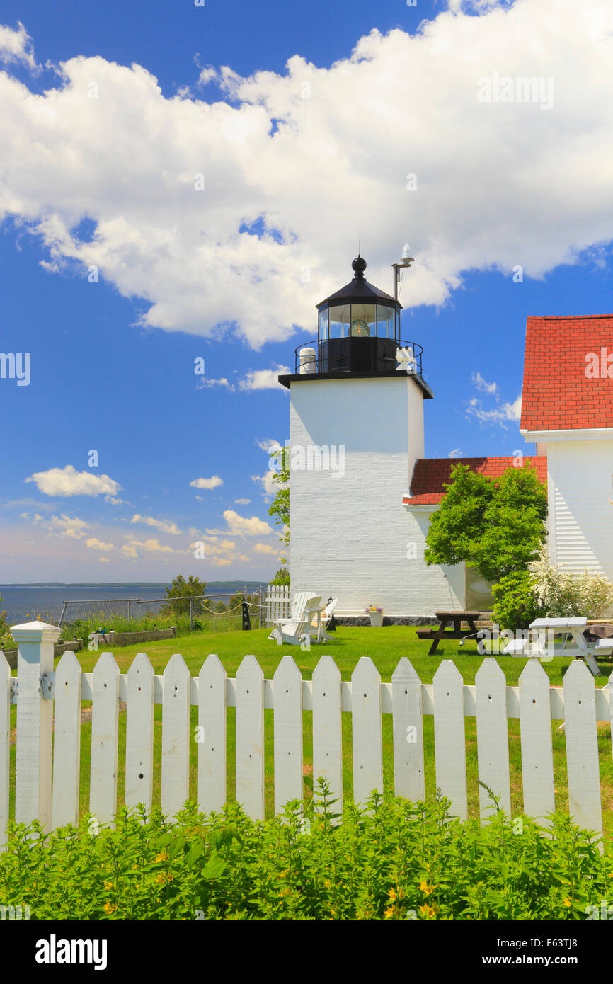 Fort Point Light, Stockton Springs, Maine, USA Stock Photo - Alamy