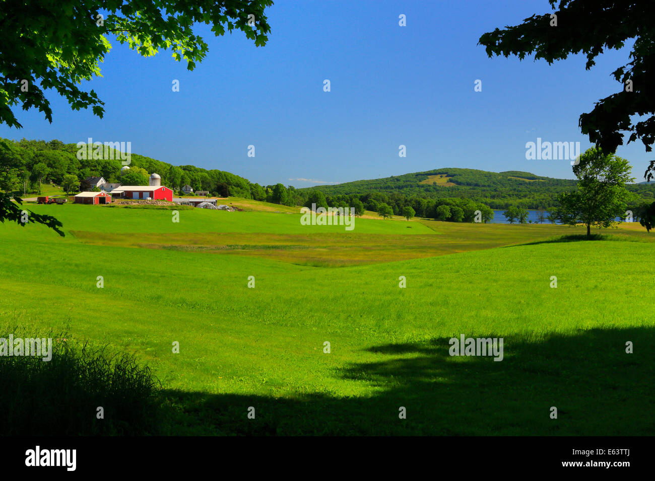 Barn, Union, Maine, USA Stock Photo - Alamy