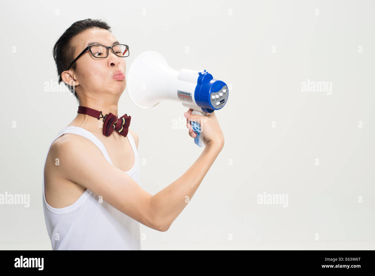 Loud speaker shock hi-res stock photography and images - Alamy