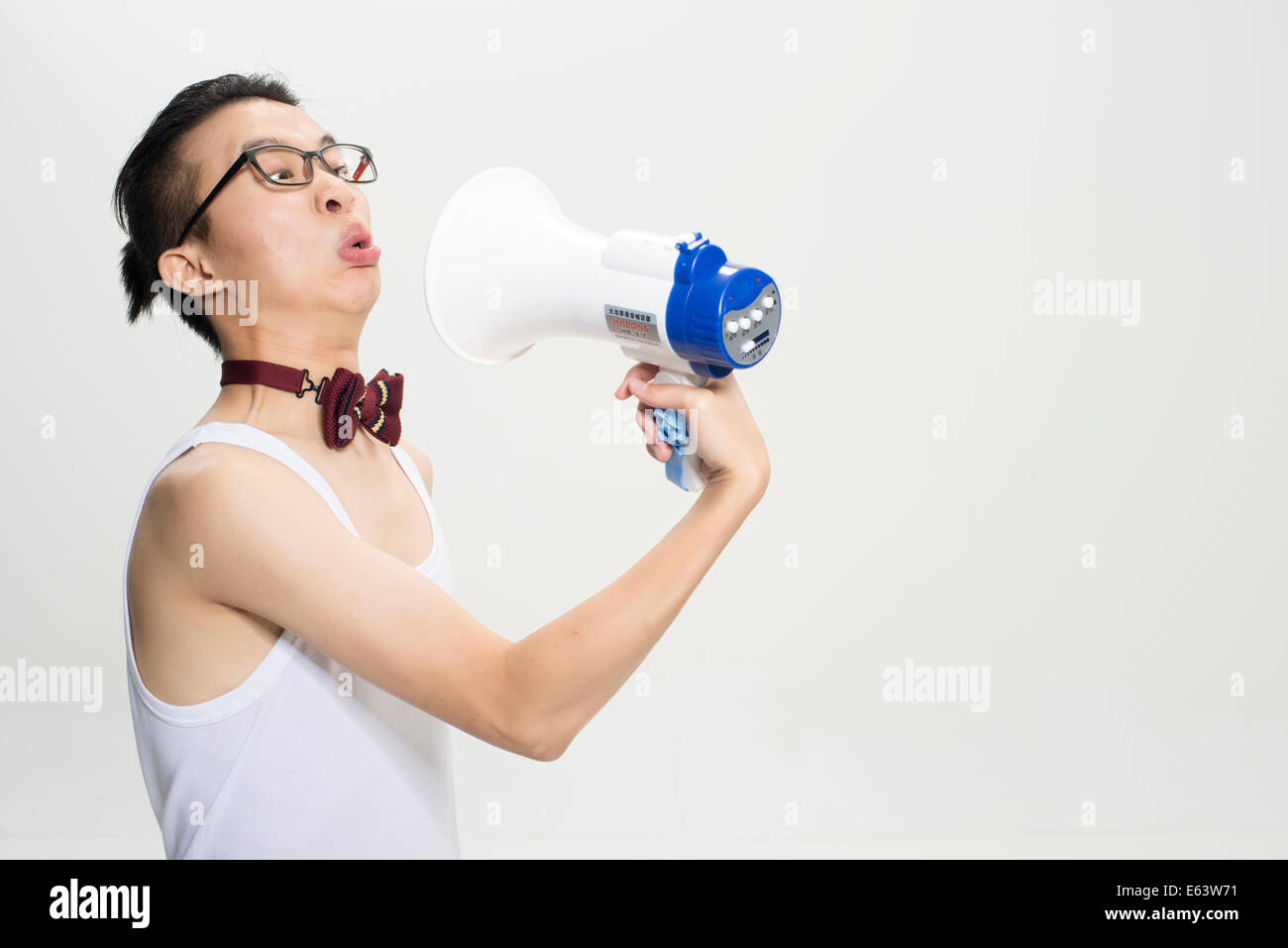Loud speaker shock hi-res stock photography and images - Alamy