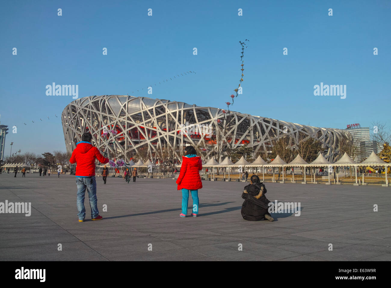 Chinese National Sport Stadium, built for 2008 Olympic games Stock ...