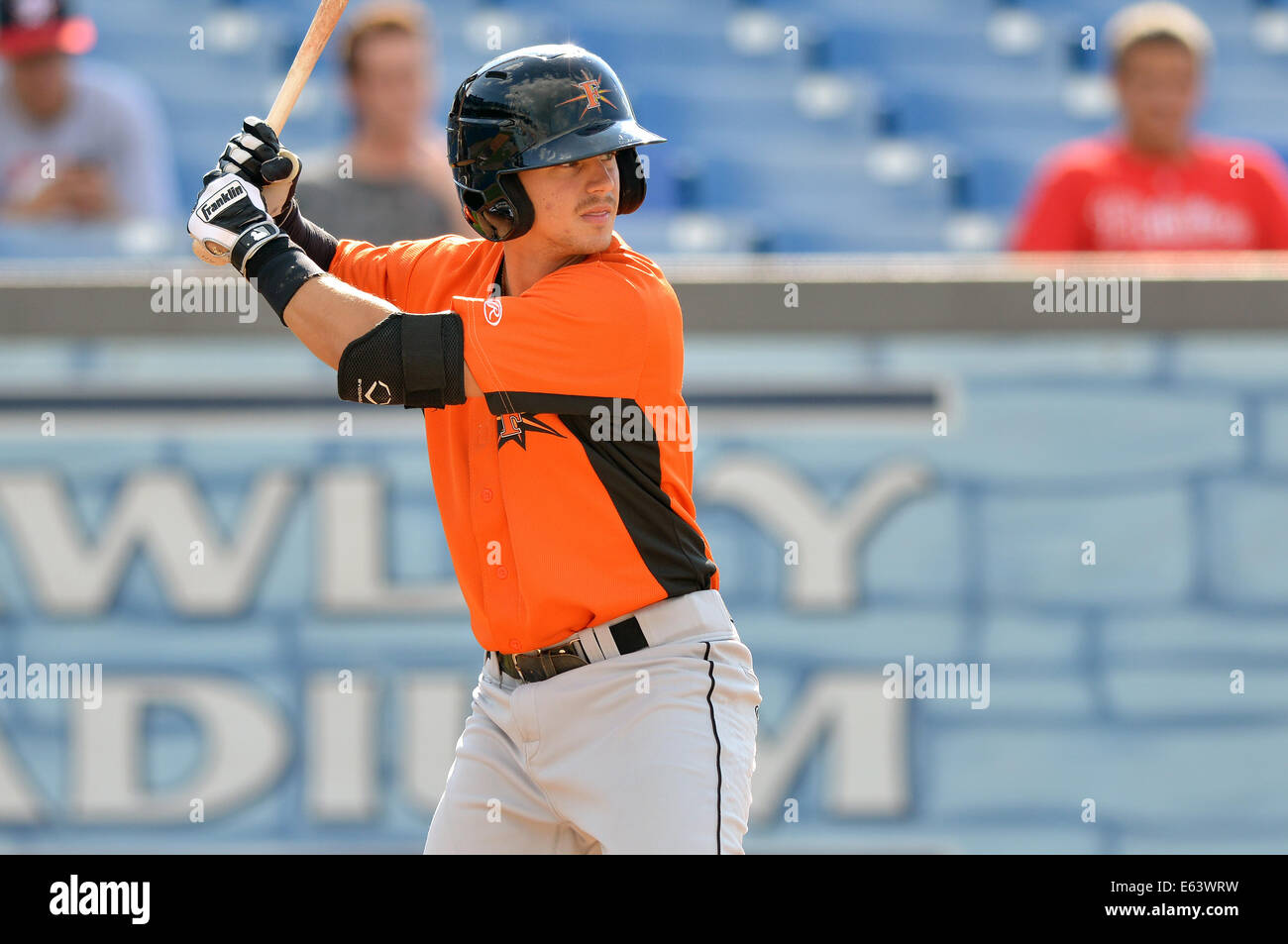 Wilmington, Delaware, USA. 13th Aug, 2014. Frederick Keys shortstop ...