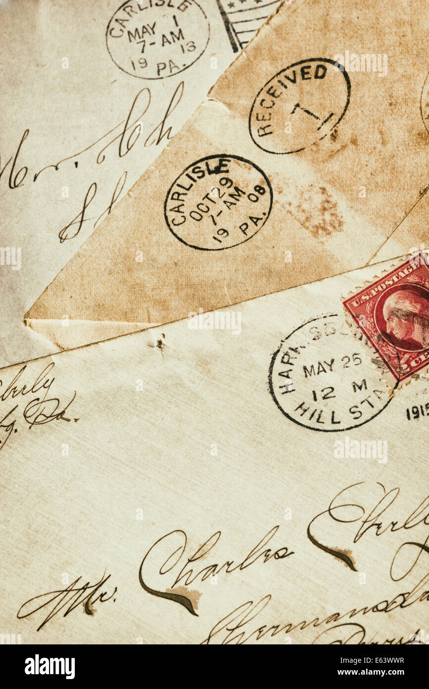 Handwritten letters hi-res stock photography and images - Alamy