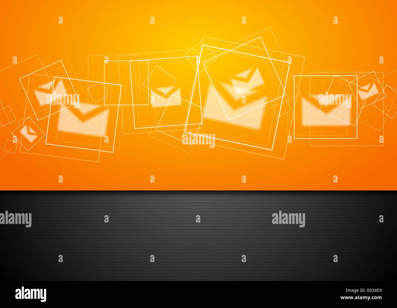 Abstract bright tech background with letters. Vector illustration Stock ...