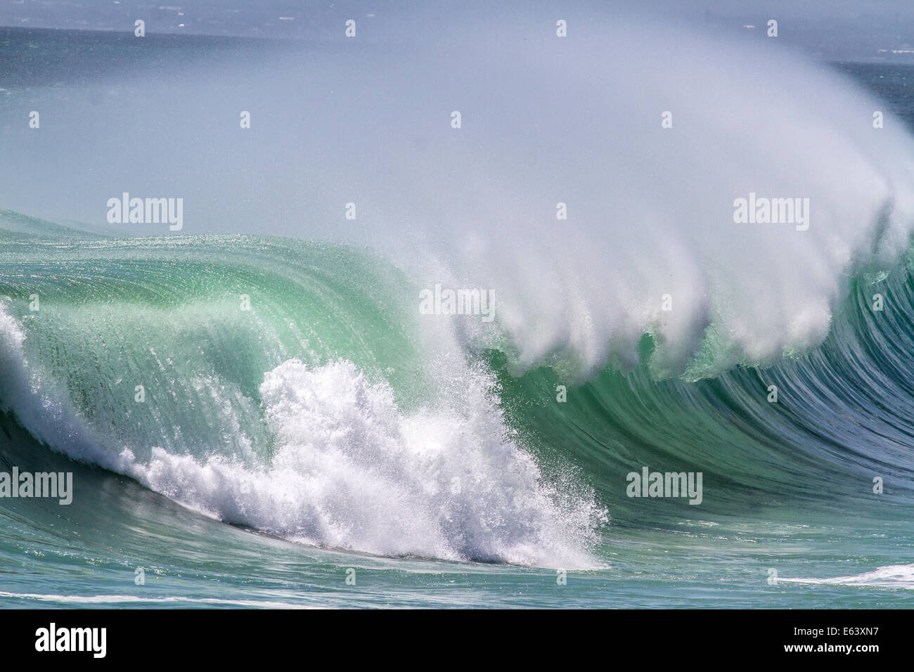 Picture of Perfect Ocean Wave. Indian Ocean Stock Photo - Alamy