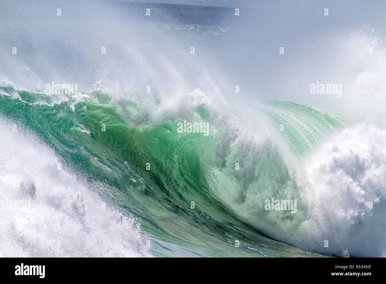 Picture of Perfect Ocean Wave. Indian Ocean Stock Photo - Alamy