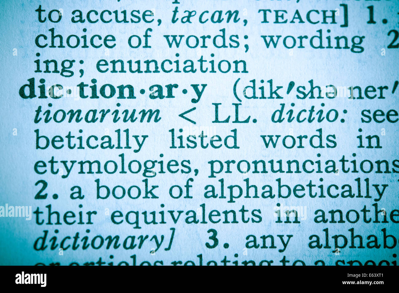 Definition word culture in dictionary hi-res stock photography and ...