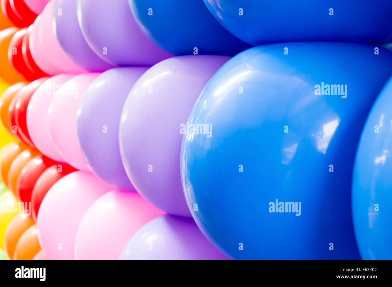 Row of balloons hi-res stock photography and images - Alamy
