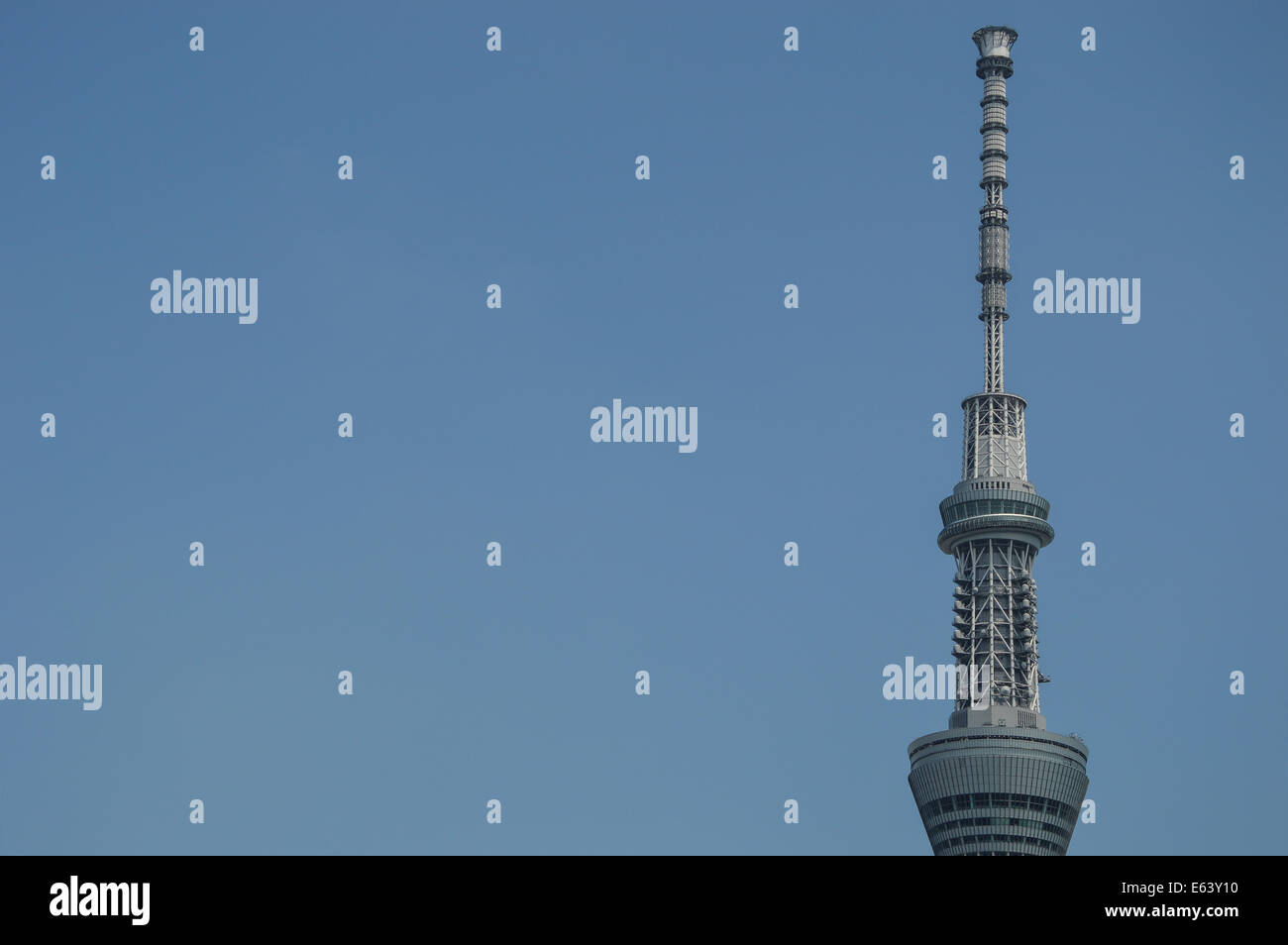 The tower tip of Tokyo Sky Tree Stock Photo - Alamy