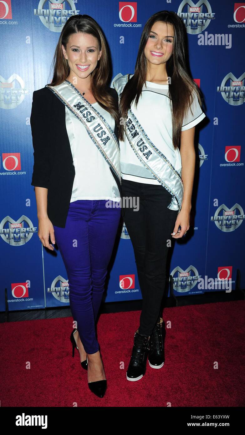 Brooklyn, NY, USA. 13th Aug, 2014. Nia Sanchez, K. Lee Graham at ...