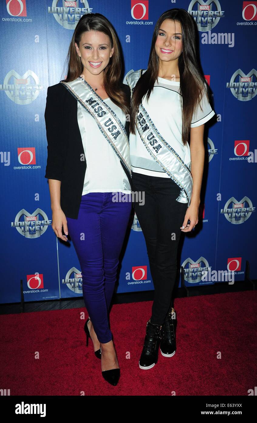 Brooklyn, NY, USA. 13th Aug, 2014. Nia Sanchez, K. Lee Graham at ...