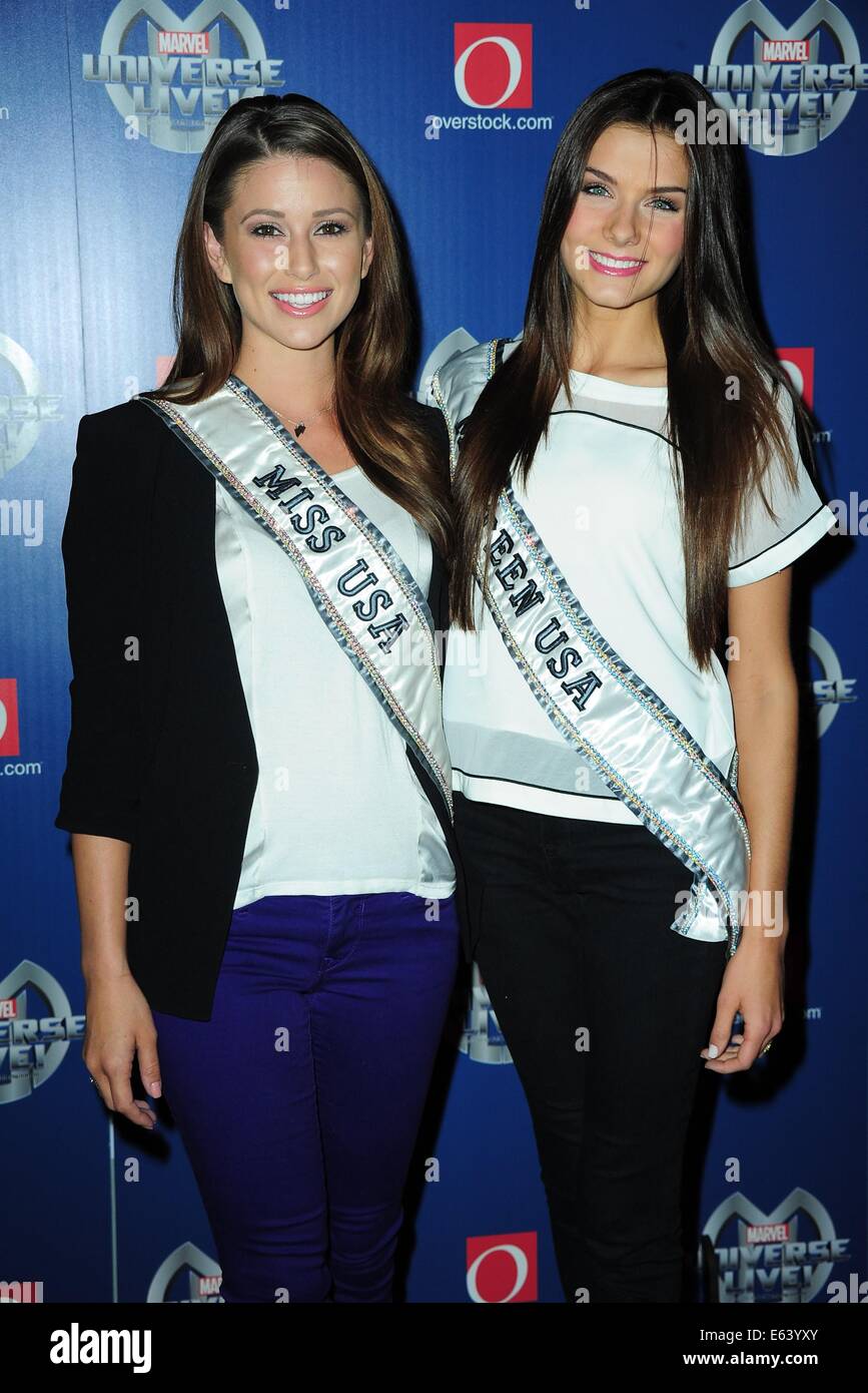 Brooklyn, NY, USA. 13th Aug, 2014. Nia Sanchez, K. Lee Graham at ...