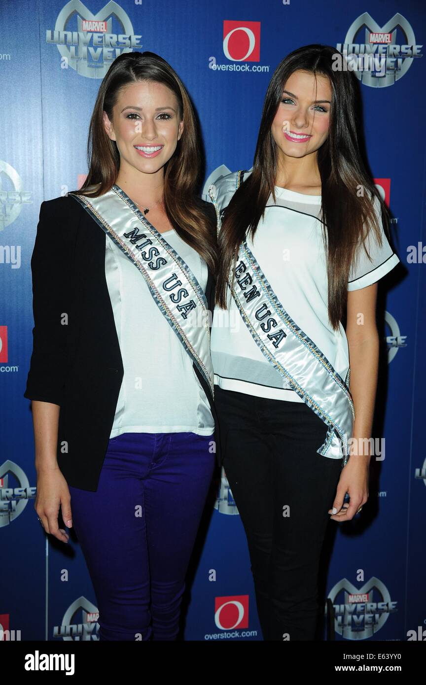 Brooklyn, NY, USA. 13th Aug, 2014. Nia Sanchez, K. Lee Graham at ...