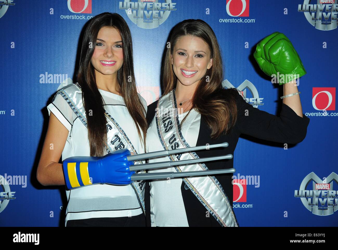 Brooklyn, NY, USA. 13th Aug, 2014. K. Lee Graham, Nia Sanchez at ...