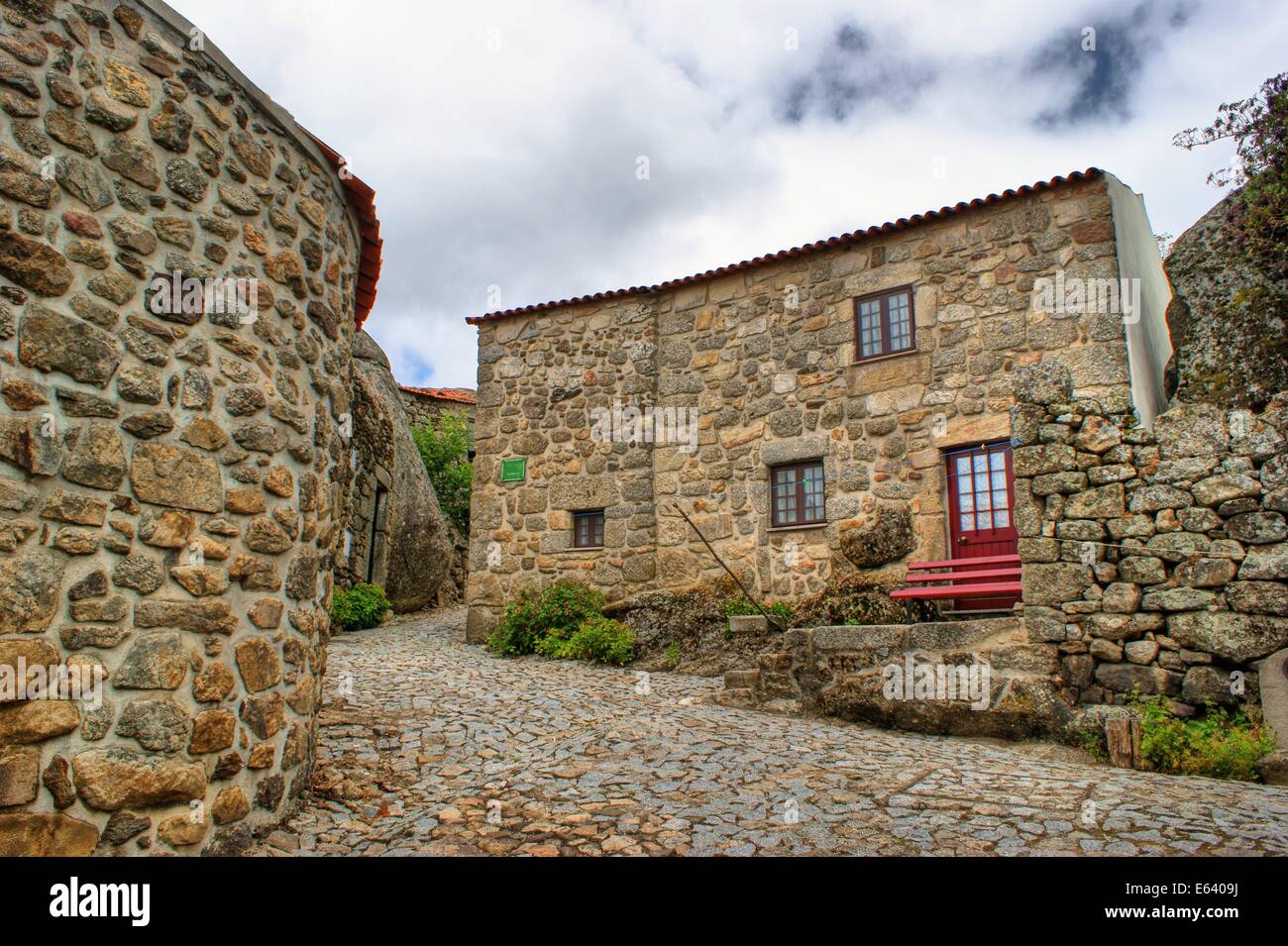 Old rural village of Linhares da Beira, Portugal Stock Photo - Alamy