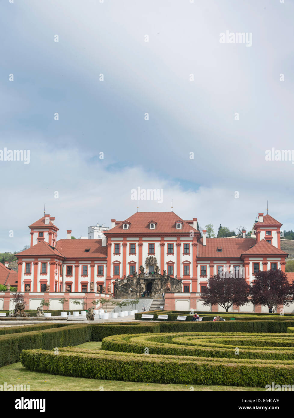 Troja Castle, baroque castle, Prague, Czech Republic Stock Photo - Alamy