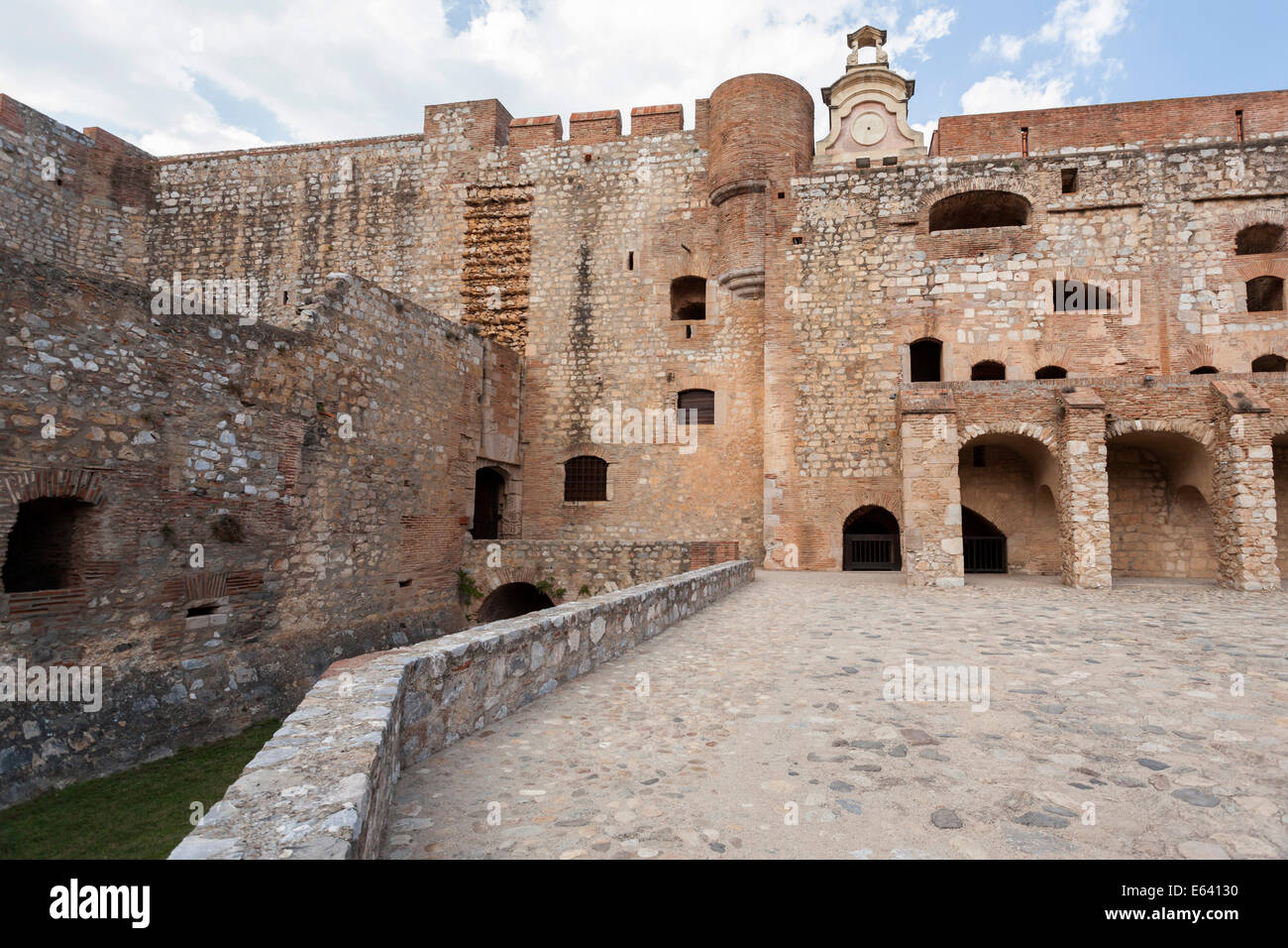 Salses-le-chateau,Languedoc-Roussillon,France.Fort de Salses Stock ...