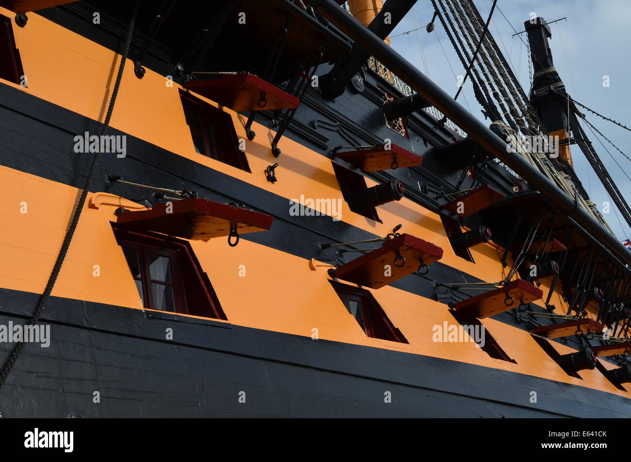 HMS Victory in dry dock at Portsmouth, England Stock Photo - Alamy